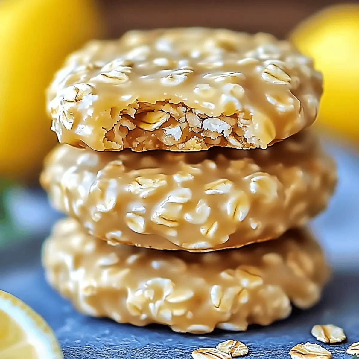 Irresistibly Easy Lemon Oatmeal No-Bake Cookies to Savor - Sally Savors