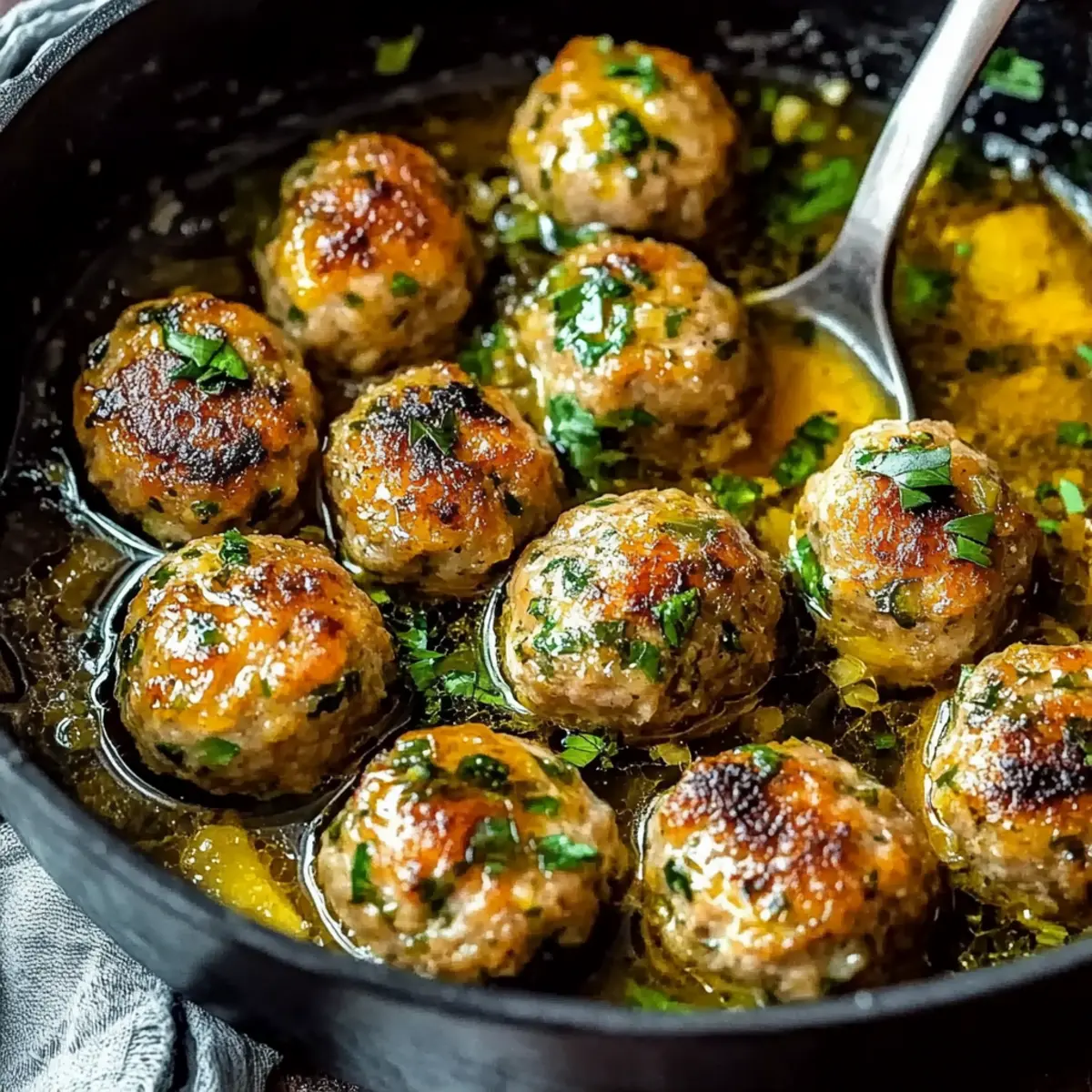 Savory Chicken Piccata Meatballs for Your Next Dinner Delight - Sally ...