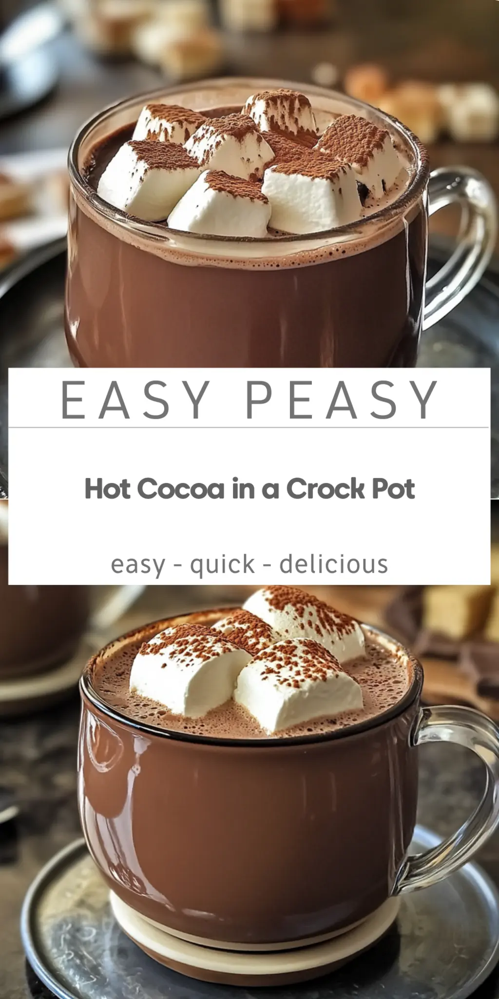 Irresistibly Cozy Hot Cocoa in a Crock Pot Recipe You’ll Love - Sally ...