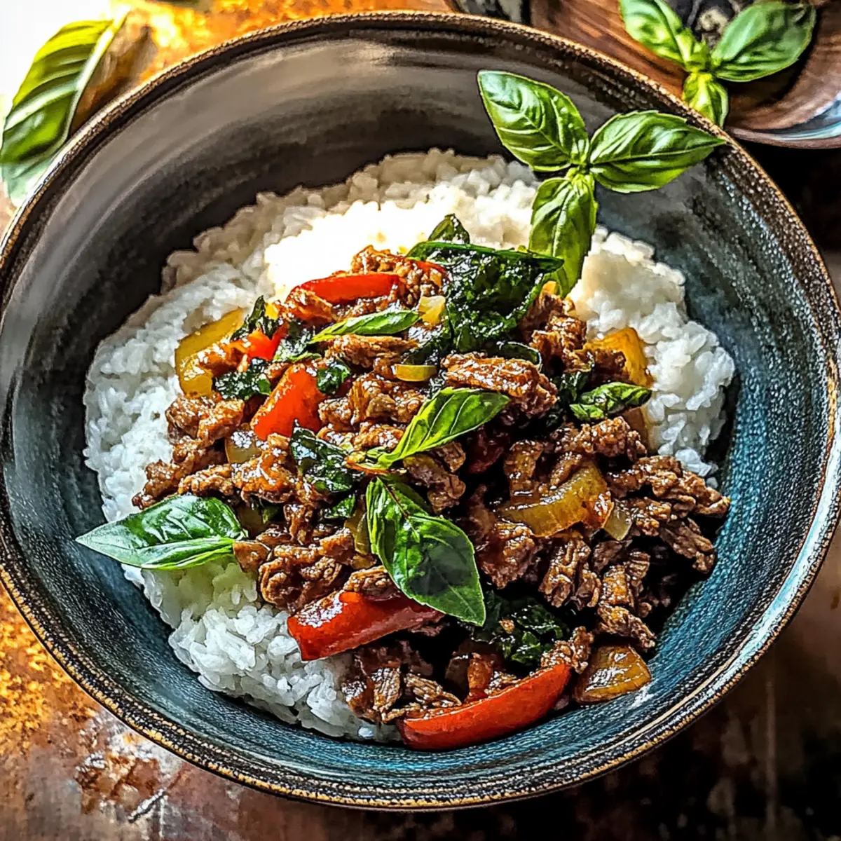 Irresistibly Flavorful Crockpot Thai Basil Beef Recipe - Sally Savors