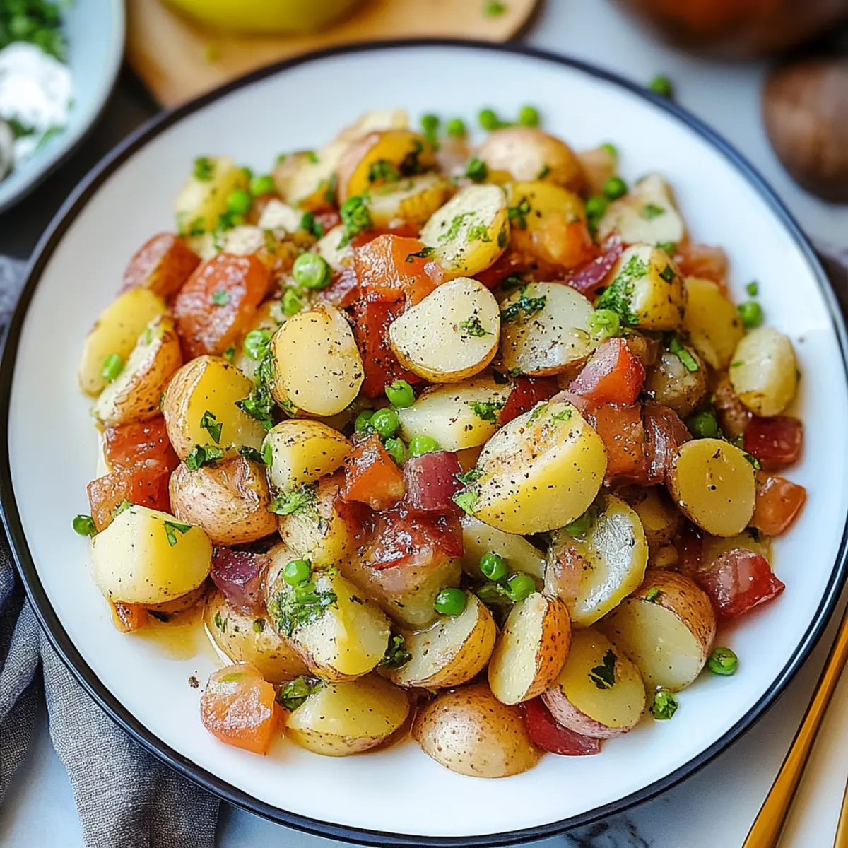 Delicious Warm Potato Salad That Will Wow Your Taste Buds - Sally Savors